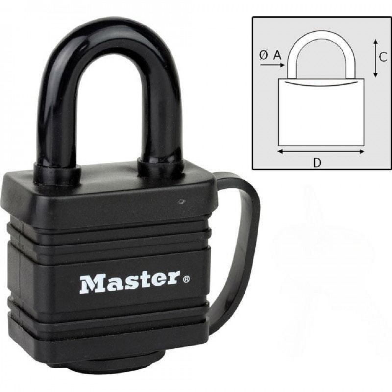 PADLOCK ACIER LAMINE 40MM GAINE