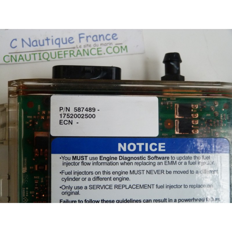 25 HP 2S ENGINE MODULE EMM EVINRUDE E-TEC 587489