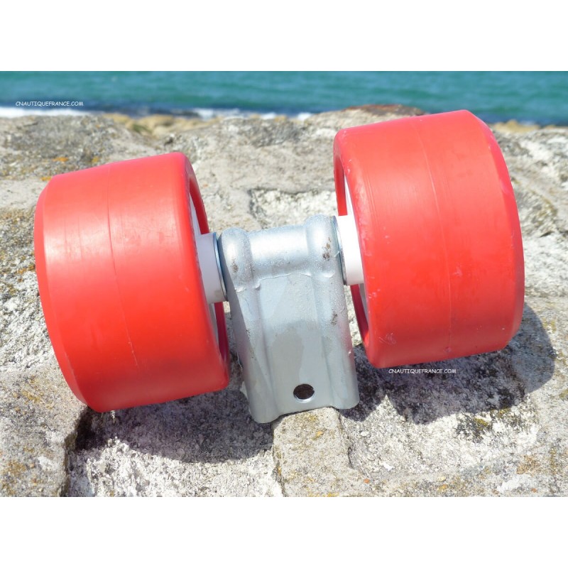 Boat Trailer Launching Roller – Red