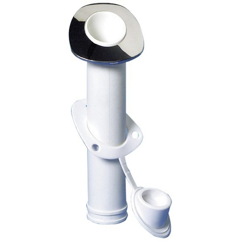 NYLON FISHING ROD HOLDER IN STAINLESS STEEL FINISH