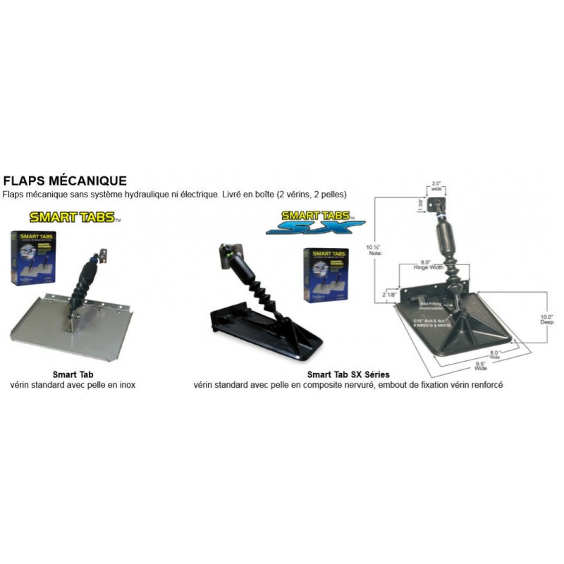 150 - 240 HP AUTOMATIC TRIM TAB SYSTEM KIT SX PLUS TABS - 36 KG