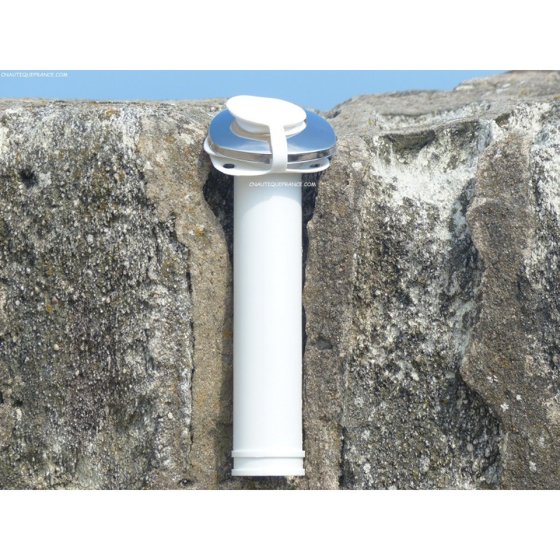 NYLON FISHING ROD HOLDER IN STAINLESS STEEL FINISH