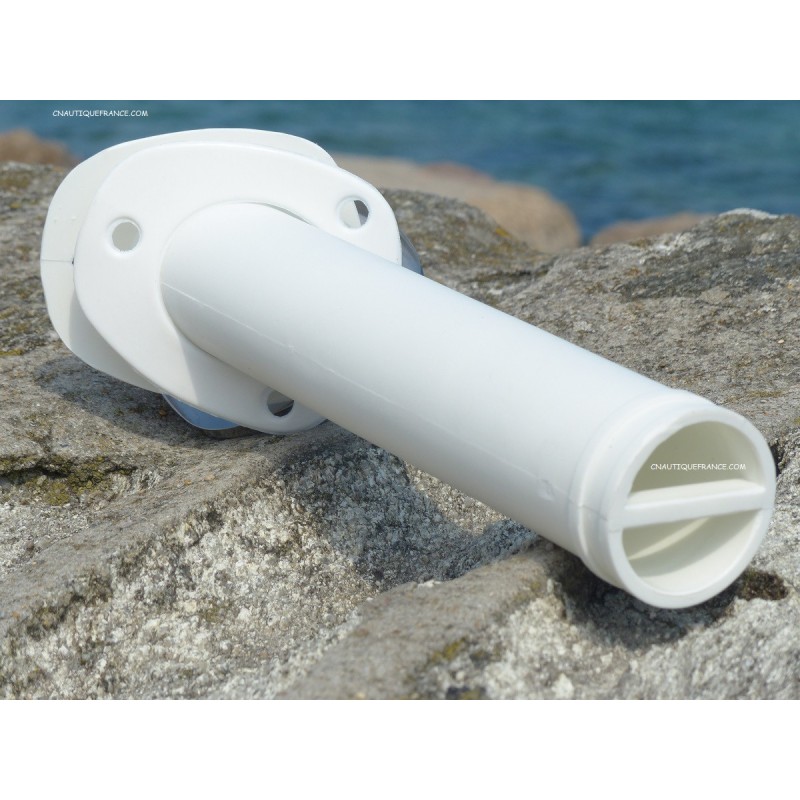 NYLON FISHING ROD HOLDER IN STAINLESS STEEL FINISH