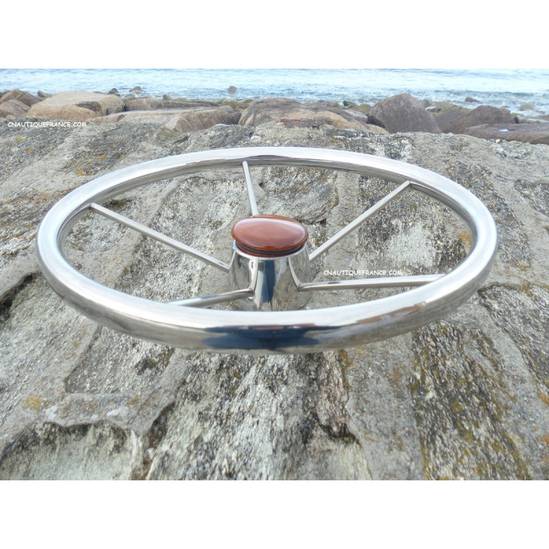 VOLANT DE DIRECTION BATEAU INOX