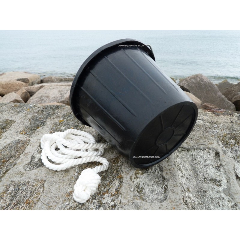 8L COLLAPSIBLE RUBBER BUCKET WITH BOTTOM