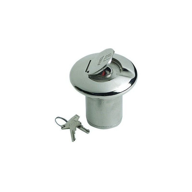 Stainless steel diesel tank cap with key